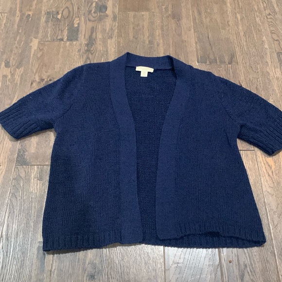 Appleseed's | Sweaters | Appleseeds Open Front Short Sleeve Cardigan ...
